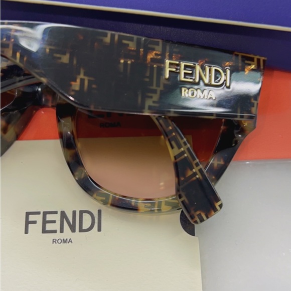 Fendi | Accessories | Authentic Fendi Roma Havana Square | Poshmark